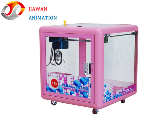 Mini Cube Crane Arcade Prize Machines Cute Cartoon Design Multi Color Optional