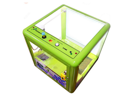 Mini Cube Crane Arcade Prize Machines Cute Cartoon Design Multi Color Optional
