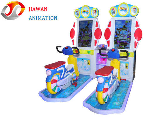 Fun Riding Arcade Machine Cabinet / Classic Arcade Game Machines For Parent Child