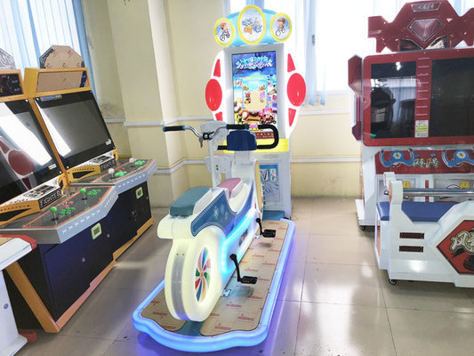 Fun Riding Arcade Machine Cabinet / Classic Arcade Game Machines For Parent Child