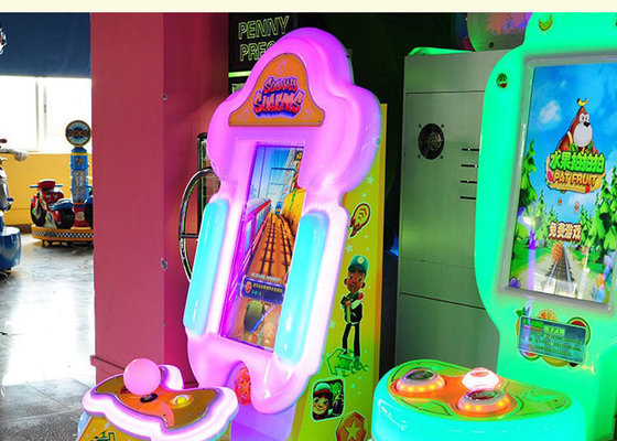 150W Power Parkour Arcade Games Machines 26 Inches LCD With Wooden Cabinet