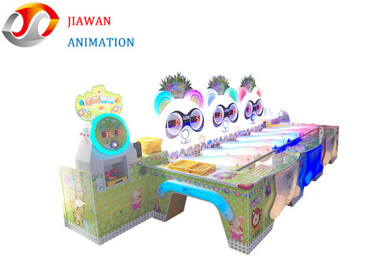 Bear Animal Rolling Fun Arcade Games Machines With Six Children'S Playground Stalls
