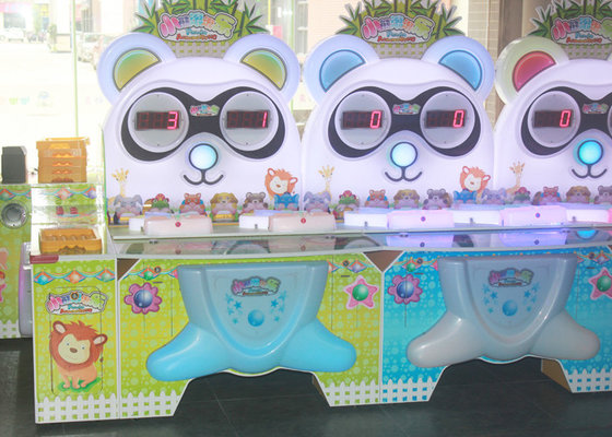 Bear Animal Rolling Fun Arcade Games Machines With Six Children'S Playground Stalls