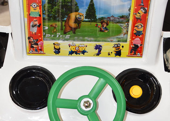Shopping Centre Kids Rides / Coin Operated Motorcycle Ride Built In Led Lights