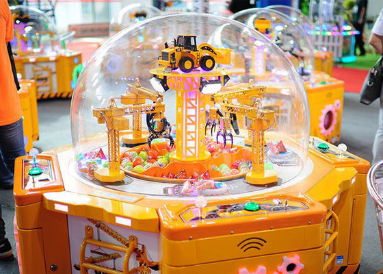Multi Game Arcade Machine Excavator Kids Coin Operated Catch Candy Gift Vending Machine
