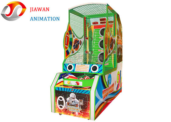 Rugby Ball Shooting Hole Redemption Game Machine , Coin Operated Arcade Machine