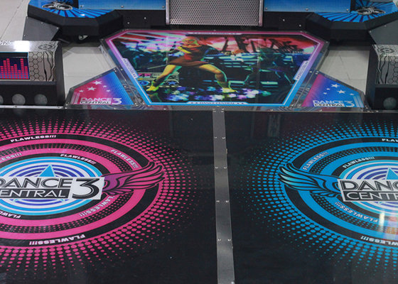 55 Inches 3D Dance Dance Revolution Arcade Machine With Music Simulator