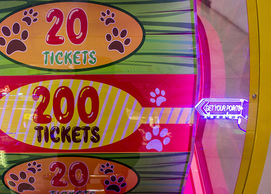 Jungle Wheel Prize Vintage Arcade Machines Wonderful Music With Colored Lights