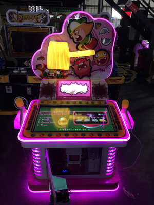 Hammer Arcade Machine / Arcade Game Machines 32 Inch Standard LED Screen