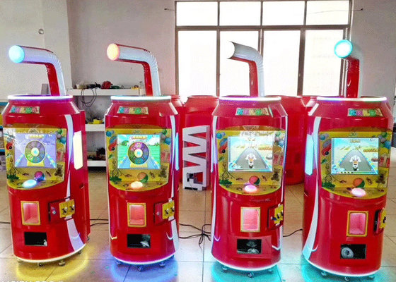 Kids Coke Drink Commercial Vending Machines Coin Operated 17 Inch LCD Display