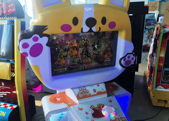 Cute Cat Press Coin Operated Video Game Machines , Amusement Arcade Machines