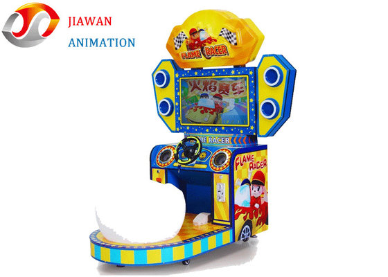 Indoor Car Racing Arcade Machine Super Speed Flame Racer For Children