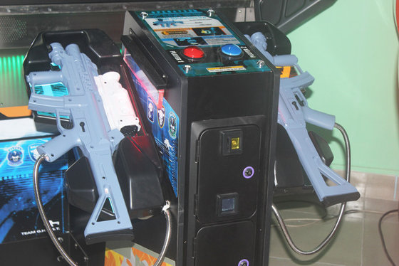 Indoor Operation Ghost Shooting Retro Arcade Machine 300W Power 200KG Weight