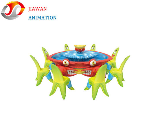 Children Fiberglass Sand Table Funny Amusement Park Items Adorable Appearance