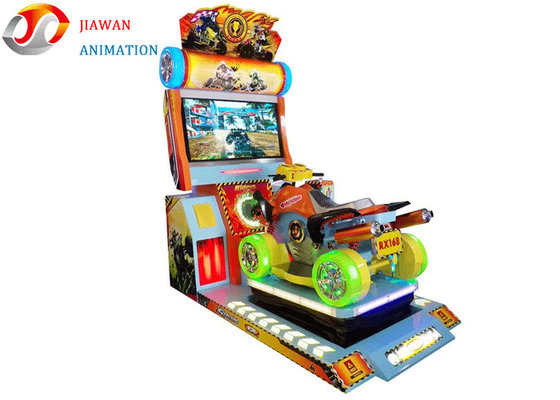 42 Inches Display 4D Arcade Game Machines Crazy Four Wheeler Coin Operated