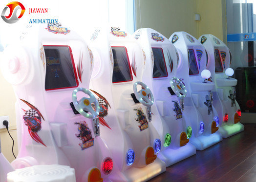 17 Inches LCD Coin Operated Car Racing Arcade Machine With Chair