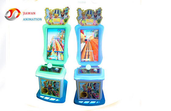 Kids Subway Parkour Video Game Arcade Cabinet Coin Pusher Type 32 Inches