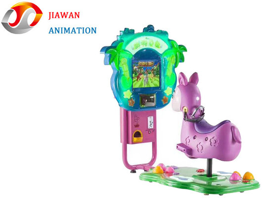 Animal Family Coin Operated Kiddie Rides With Rotational Moulding Material