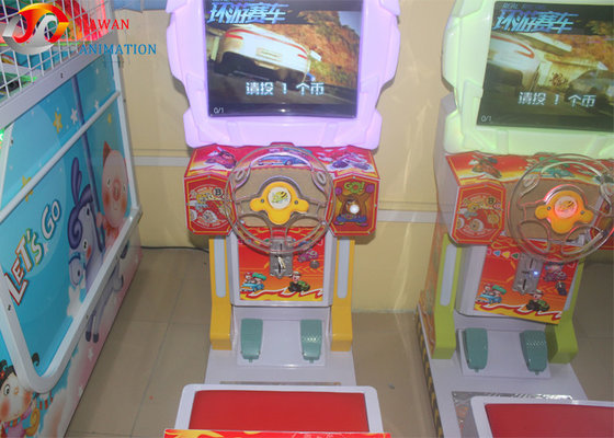 Coin Operated Outrun Racing Arcade Machine Simulator 17 Inch Display For Children