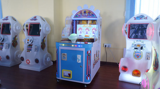 Coin Pusher Type Kids Water Gun Shooting Games Machine Iron And Hardware Material