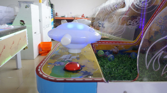 Coin Pusher Type Kids Water Gun Shooting Games Machine Iron And Hardware Material