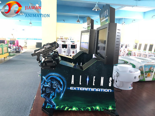 Two Gun Aliens Simulator Game Machine / Shooting Game Machine For Game Center