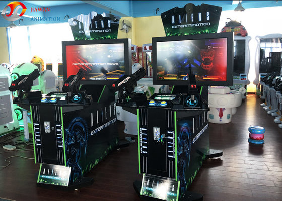 Two Gun Aliens Simulator Game Machine / Shooting Game Machine For Game Center