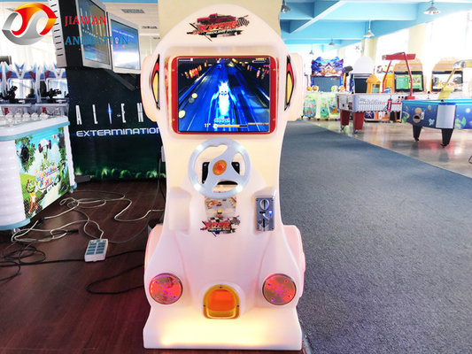 Children Racing Arcade Machine Rotational Moulding Material Stand Up Arcade Games