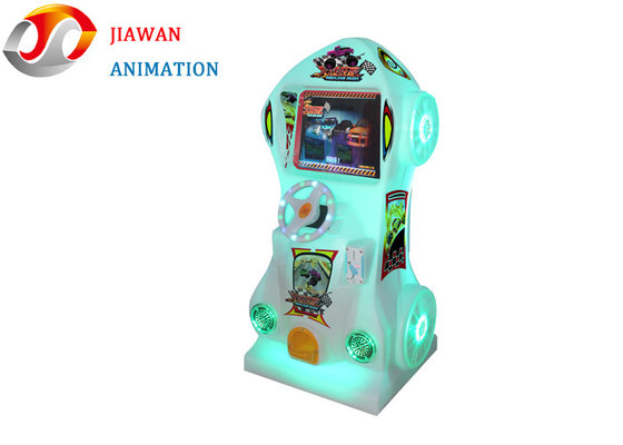 Children Racing Arcade Machine Rotational Moulding Material Stand Up Arcade Games