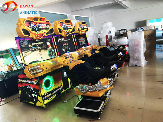 Single Bike Racing Simulator Machine / Original Arcade Machines Indoor Motorbike