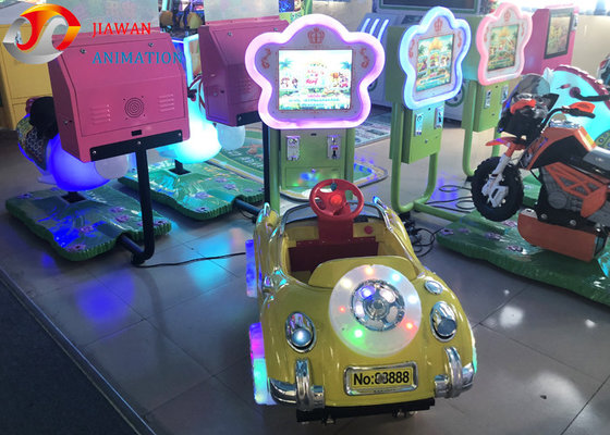 Bubble Car Type Coin Operated Kiddie Rides 17 Inches Display English / Chinese Version