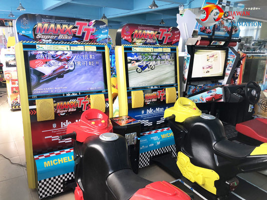 250W Power Racing Arcade Machine W200 X D200 X H160 Cm Size For Two Person