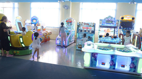 Funny Fishing Simulator Machine , Coin Operated Arcade Machine W172 X D118 X H90CM Size