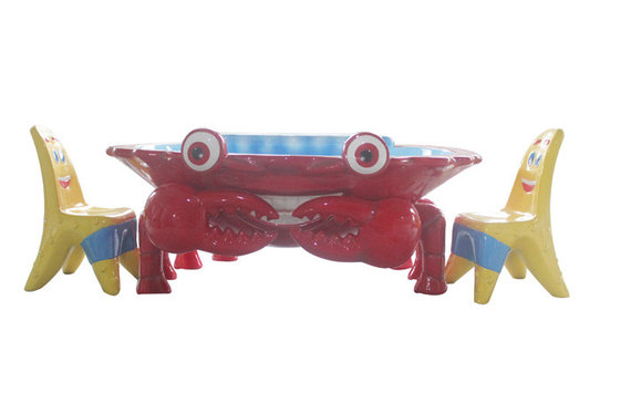 Children Fiberglass Sand Table Funny Amusement Park Items Adorable Appearance
