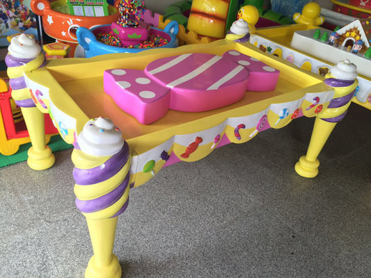 5 - 6 Player Fiberglass Sand Table Educational Games Equipment For Kids Playing