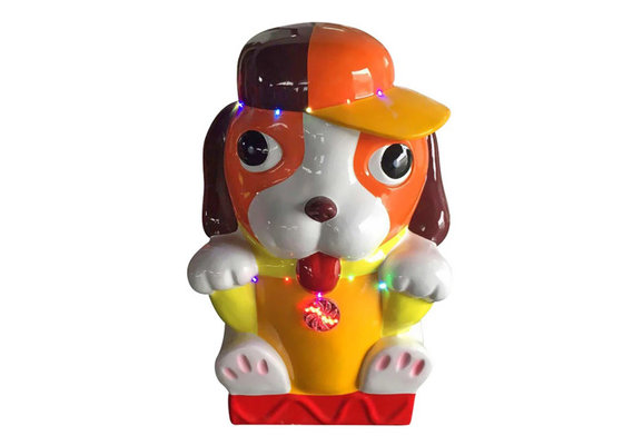 Dog Coin Ride Machine / Kiddie Amusement Rides Swing Machine For Children