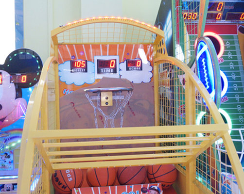 Happy Baby Electronic Basketball Shooting Machine , Arcade Basketball Game For Home