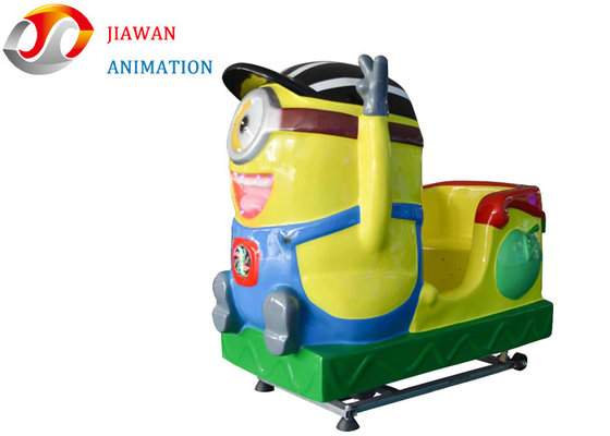 Fiberglass Material Coin Operated Kiddie Rides Swing Machine For Children