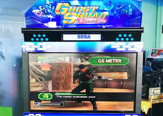 Ghost Squad Shooting Simulator Game Machine 178 cm X 150 cm X 213 cm Size With Two Gun