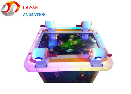 32 LCD Coin Operated Fishing Arcade Machine / Classic Arcade Machines Four Player