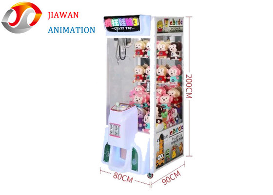 Crazy Toy 3 Vending Arcade Prize Machines Beautiful Led Lighting 1 Player