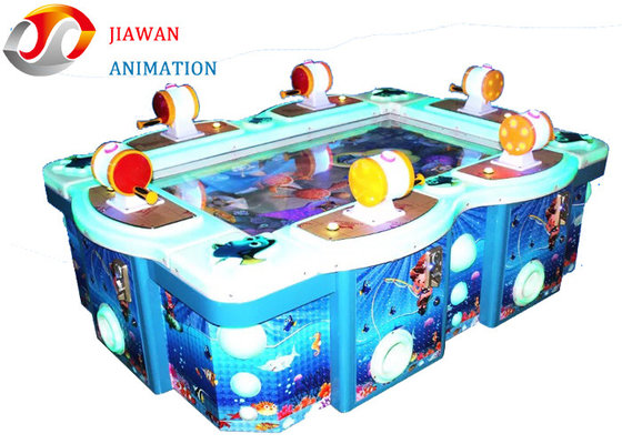 6 Players Fish Hunter Arcade Games Machines Metal Material Improve Thinking Response