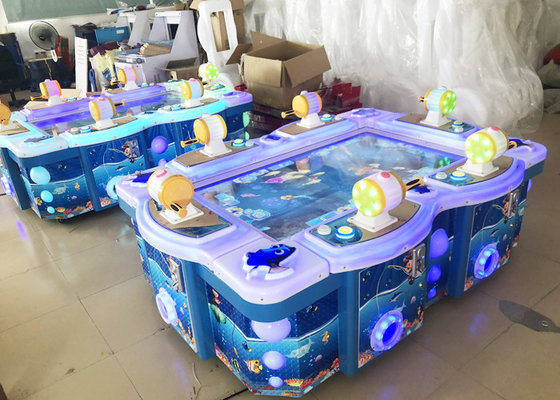 6 Players Fish Hunter Arcade Games Machines Metal Material Improve Thinking Response