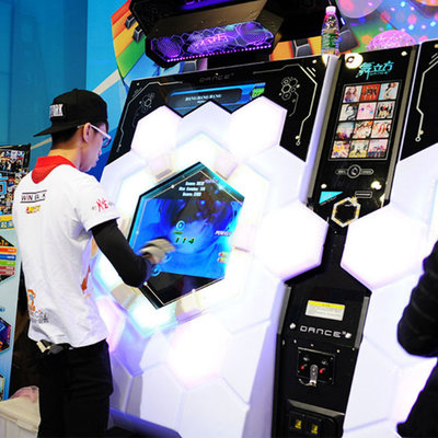 2 Players Dance Dance Revolution Arcade Machine W110 X D100 X H200 CM Size
