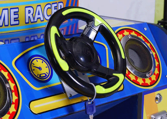 Indoor Car Racing Arcade Machine Super Speed Flame Racer For Children