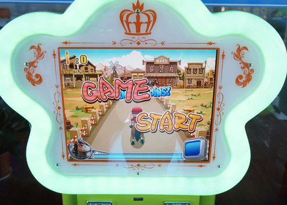 Horse Coin Operated Kiddie Rides 17 Inches LCD Flower Screen For Kids