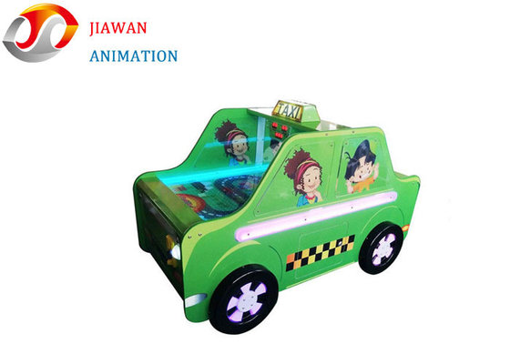 Green Color Amusement Park Equipment Bus Air Hockey Game For Shopping Mall