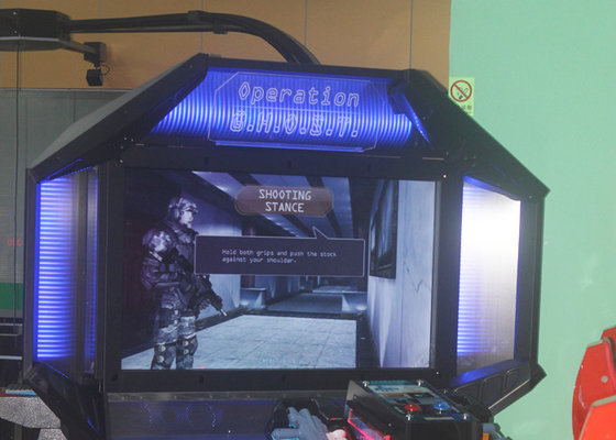 Indoor Operation Ghost Shooting Retro Arcade Machine 300W Power 200KG Weight