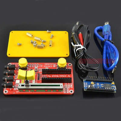 DIY Electronics Scratch Learning Starter Kit for Arduino with Nano V3.0 Acrylic Board Alligator Clip Line