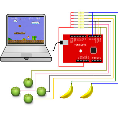 Makey Makey Touch Key USB Shield for Arduino Analog Keyboard Expansion Board